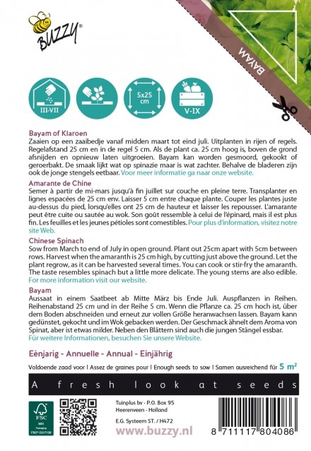 Bayam of Klaroen - Xotica Collection Les graines de france