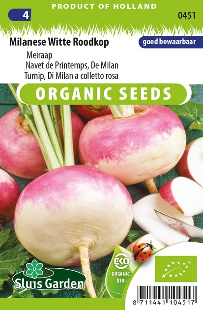 Meiraap Milanese witte roodkop EKO Les graines de france